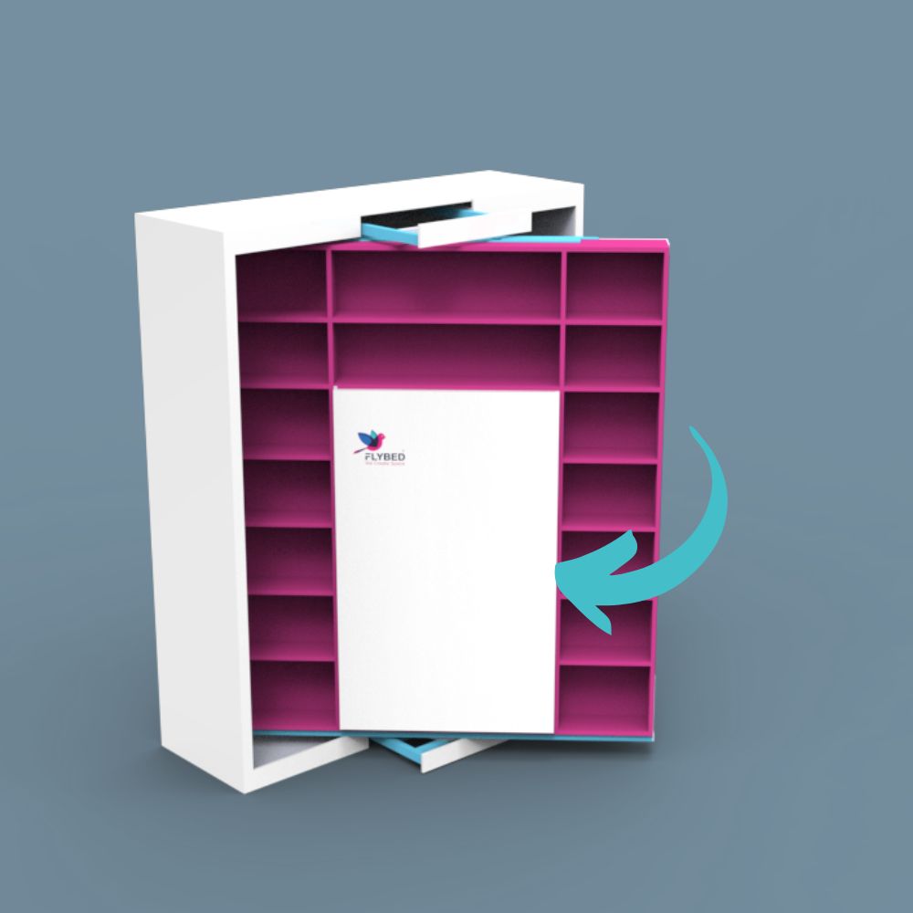 Rotating Bed | Swivelo Wall Bed with Dining Table