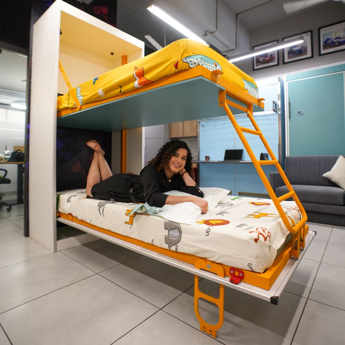 Single Bunk Bed | Vertical Bunk Bed Series